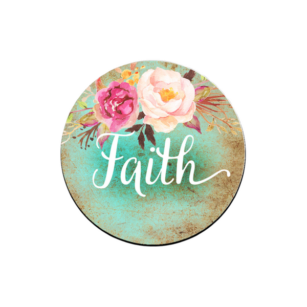 Faith Circle Magnet 2.5" – The Positive Christian