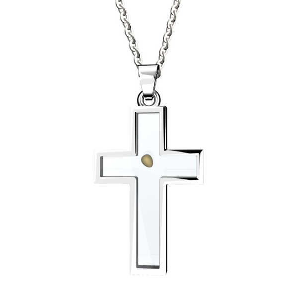 Mustard Seed Cross Necklace – The Positive Christian