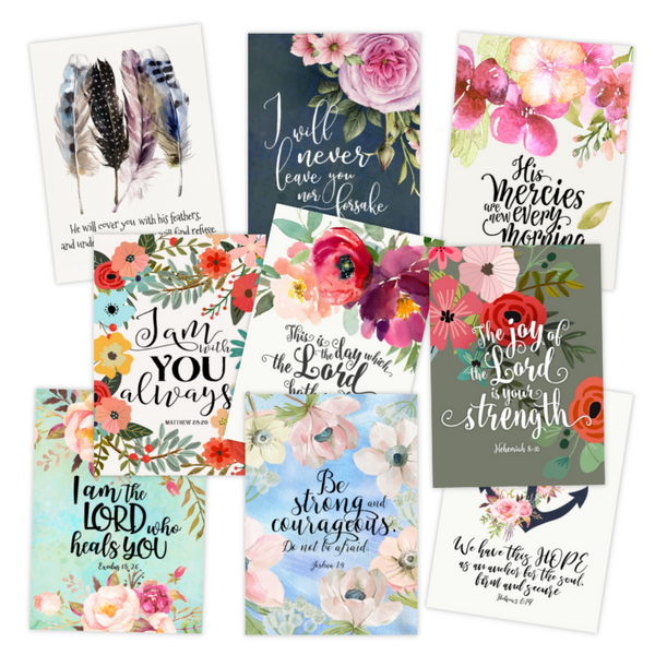 Inspiration Note Card Variety Pack (45 Cards) – The Positive Christian